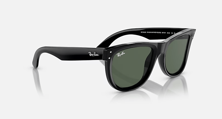 Lentes De Sol Rb Wayfarer Reverse Rb0502s Negro Brilloso Verde ...