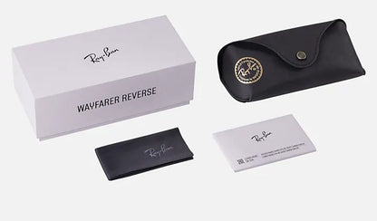 Lentes De Sol Rb Wayfarer Reverse Rb0502s Negro Brilloso Verde ...